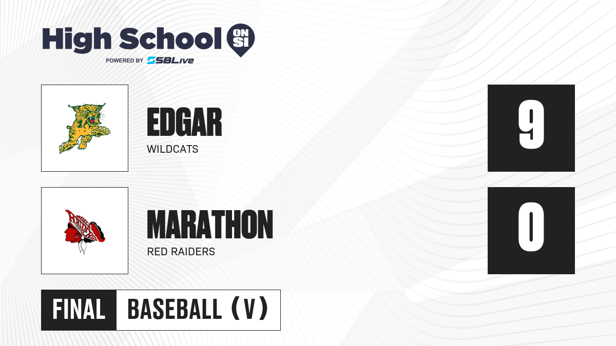 Marathon vs Edgar Baseball - May 6, 2021 - High School On SI