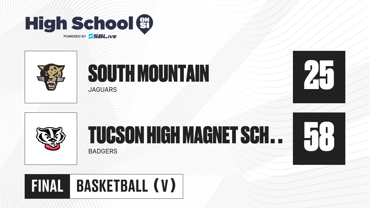 Tucson High Magnet School vs South Mountain Girls Basketball - Dec 16 ...