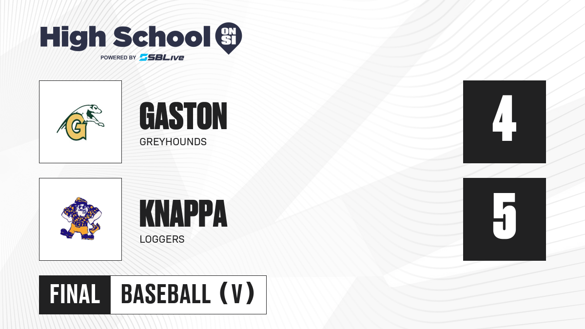 Gaston vs Knappa Baseball - Apr 5, 2022 - High School On SI
