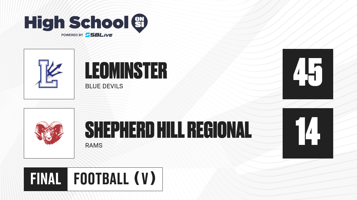 Shepherd Hill Regional vs Leominster Football - Sep 30, 2022 - High ...