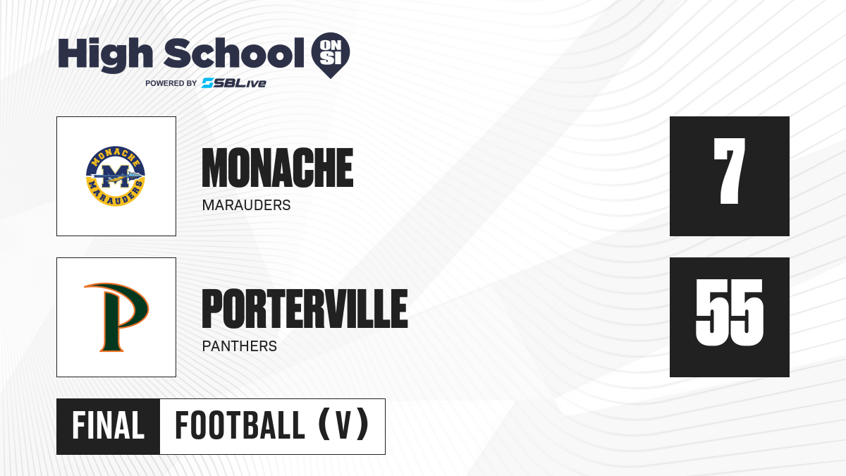 Porterville vs Monache Football - Oct 28, 2022 - High School On SI