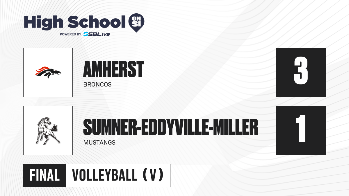 Amherst vs Sumner-Eddyville-Miller Girls Volleyball - Oct 11, 2022 ...
