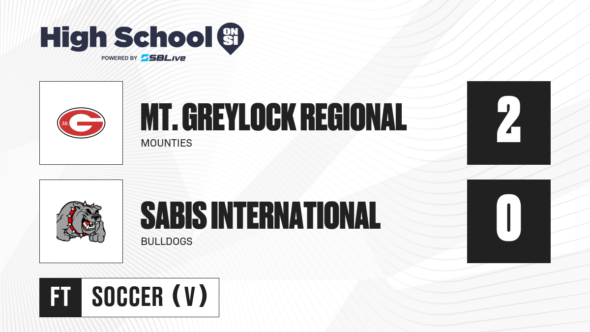 Sabis International vs Mt. Greylock Regional Boys Soccer - Oct 30, 2022 ...