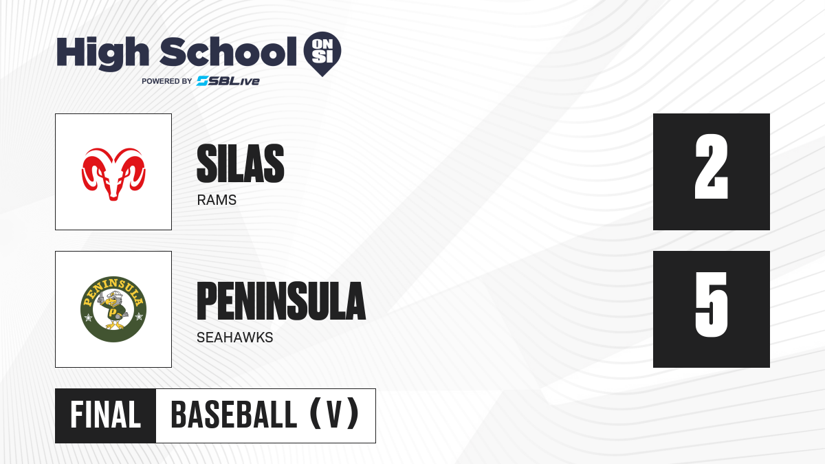 Peninsula vs Silas Baseball - May 14, 2022 - High School On SI