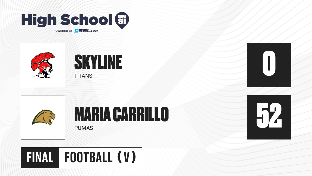 Maria Carrillo vs Skyline Football - Aug 25, 2023 - High School On SI
