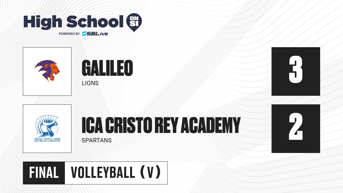 Galileo vs ICA Cristo Rey Academy Girls Volleyball - Sep 22, 2023 ...