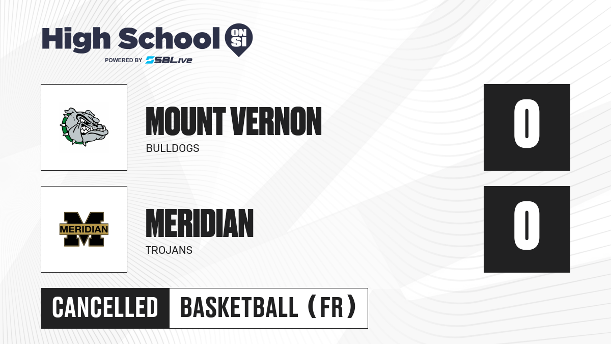 Mount Vernon vs Meridian Fr Boys Basketball - Jan 6, 2024 - High School ...