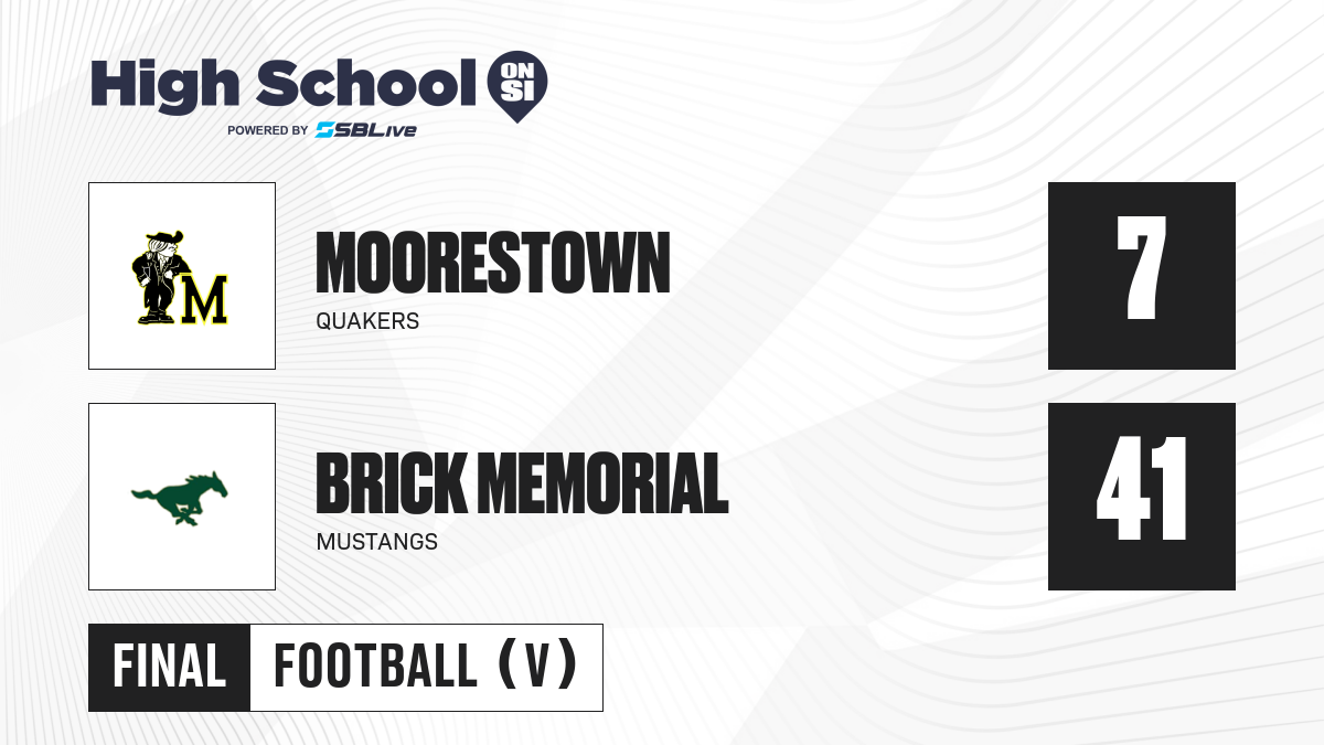 Moorestown vs Brick Memorial Football - Oct 27, 2023 - scorebooklive.com Moorestown vs Brick Memorial Football - Oct 27, 2023 - scorebooklive.com