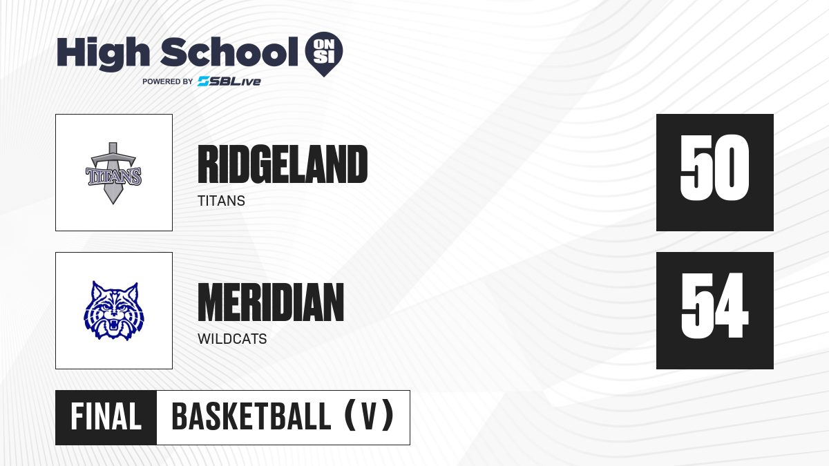 Ridgeland vs Meridian Boys Basketball - Dec 27, 2023 - scorebooklive.com