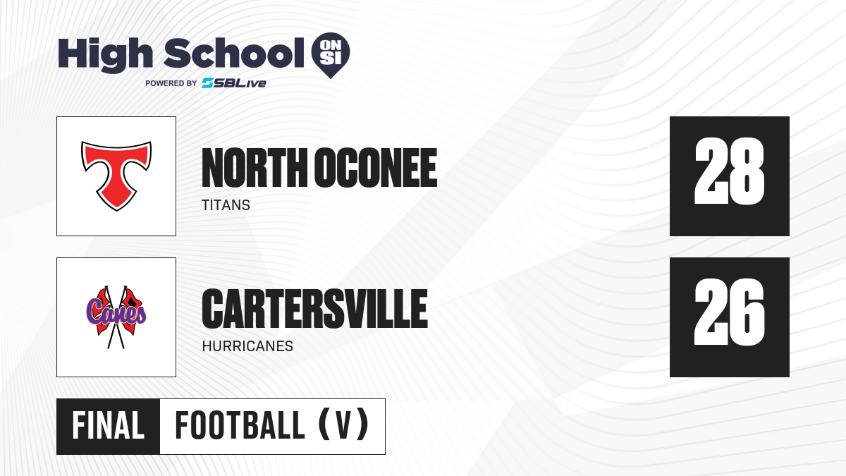 North Oconee vs Cartersville Football - Nov 29, 2024 - High School On SI North Oconee vs Cartersville Football - Nov 29, 2024 - High School On SI