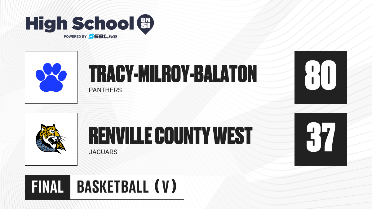 Tracy-Milroy-Balaton vs Renville County West Boys Basketball - Jan 7 ...