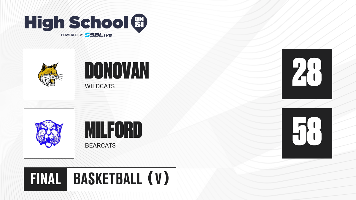 Donovan vs Milford Boys Basketball - Dec 16, 2024 - High School On SI