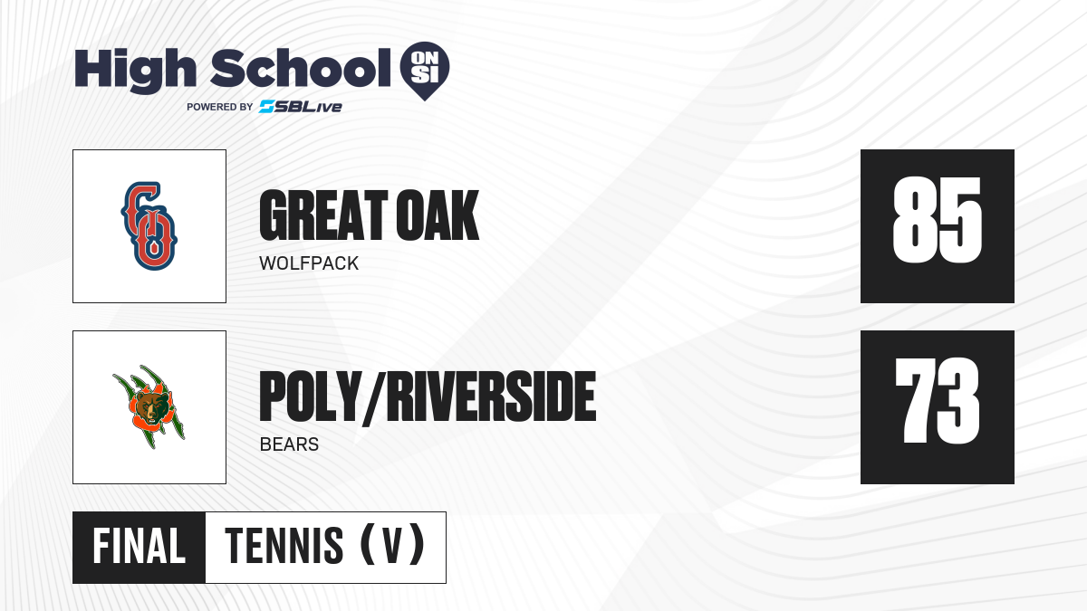 Great Oak vs Poly/Riverside Boys Tennis - Mar 3, 2025 - High School On SI