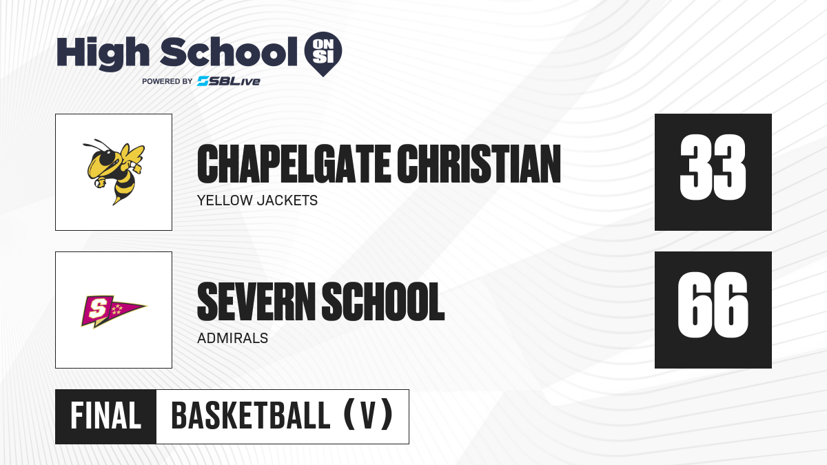 Chapelgate Christian vs Severn School Boys Basketball - Jan 31, 2025 ...