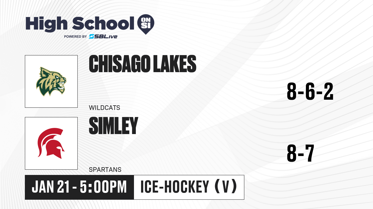 Chisago Lakes vs Simley Boys Ice Hockey - Jan 21, 2025 - High School On SI