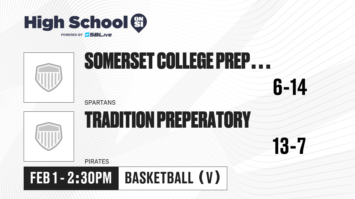 Somerset College Prep Academy vs Tradition Preperatory Boys Basketball ...
