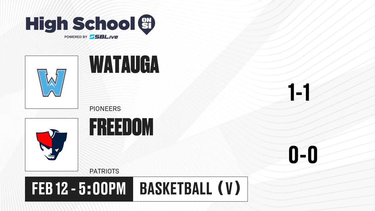 Freedom vs Watauga Boys Basketball - Feb 12, 2025 - High School On SI