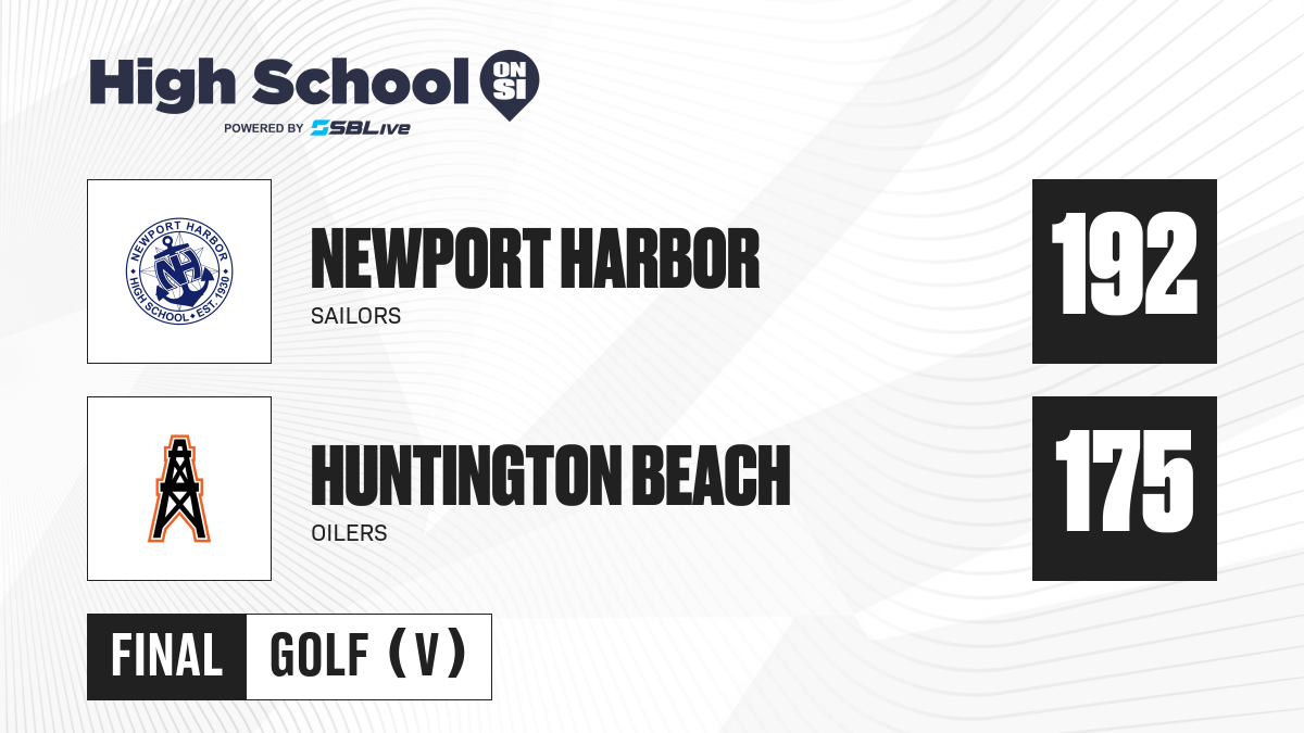 Newport Harbor vs Huntington Beach Boys Golf - Apr 21, 2025 - High ...