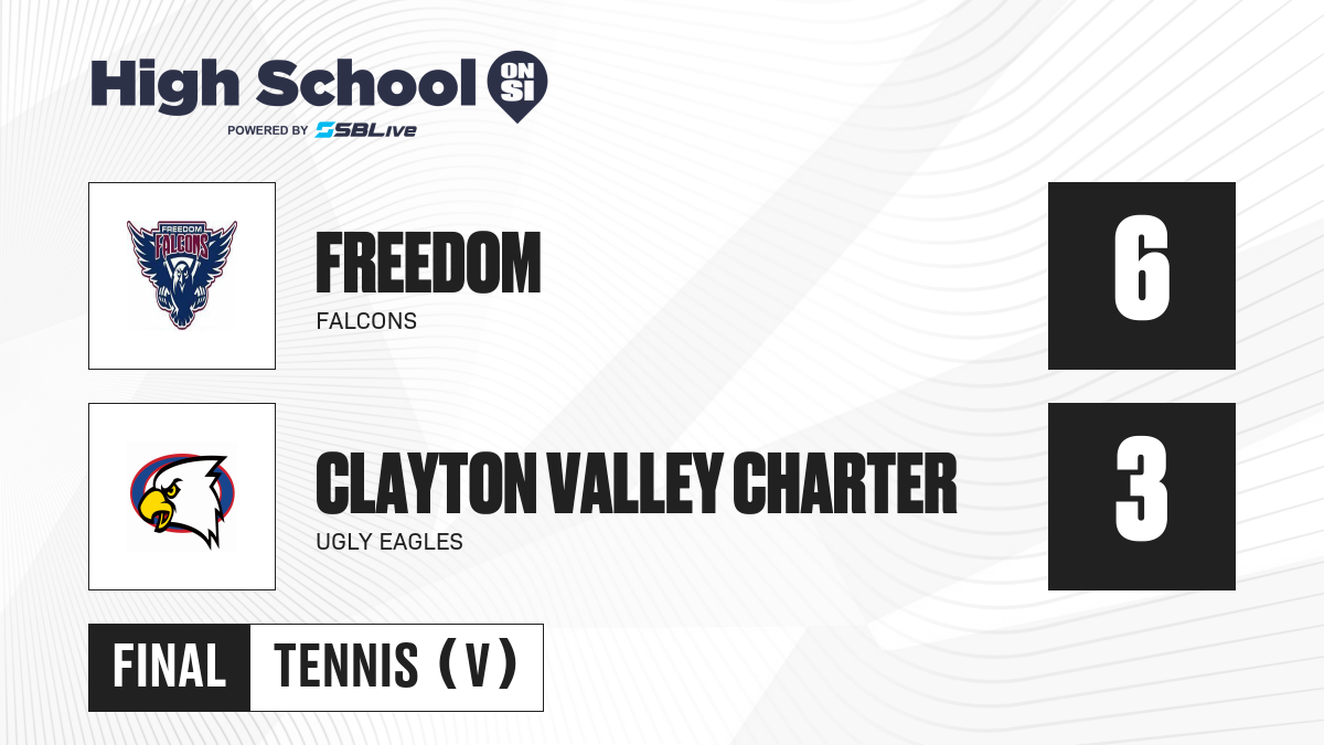 Freedom vs Clayton Valley Charter Boys Tennis - Apr 2, 2025 - High ...