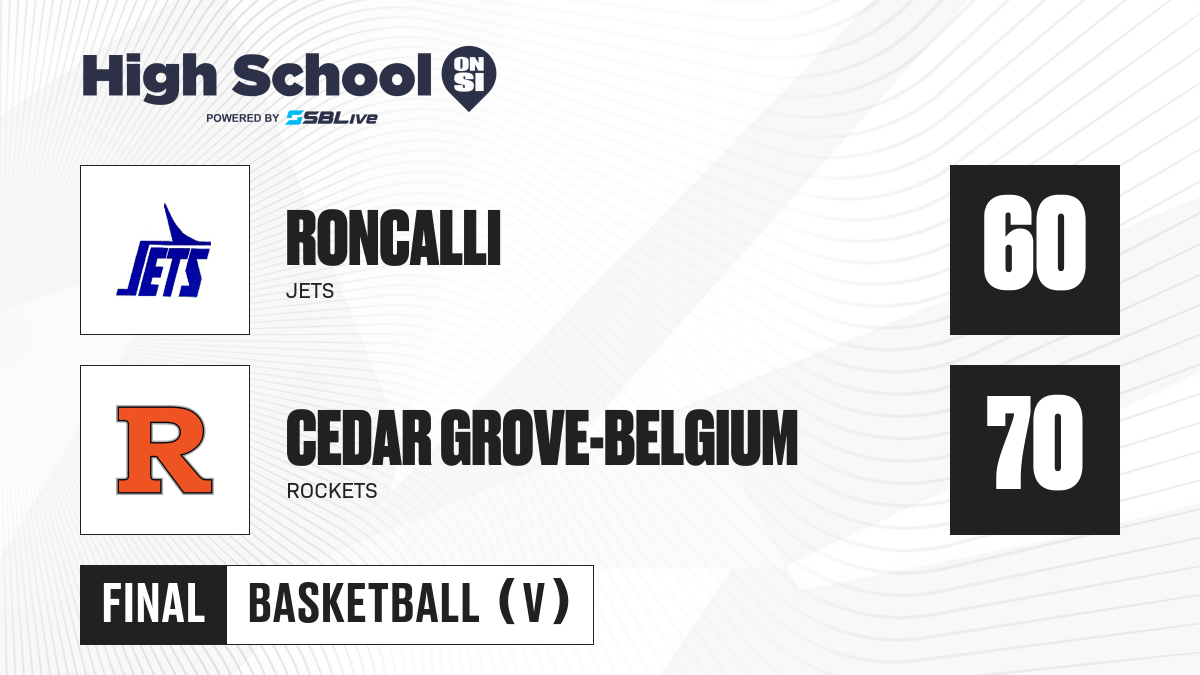 Roncalli vs Cedar Grove-Belgium Girls Basketball - Feb 25, 2025 - High School On SI