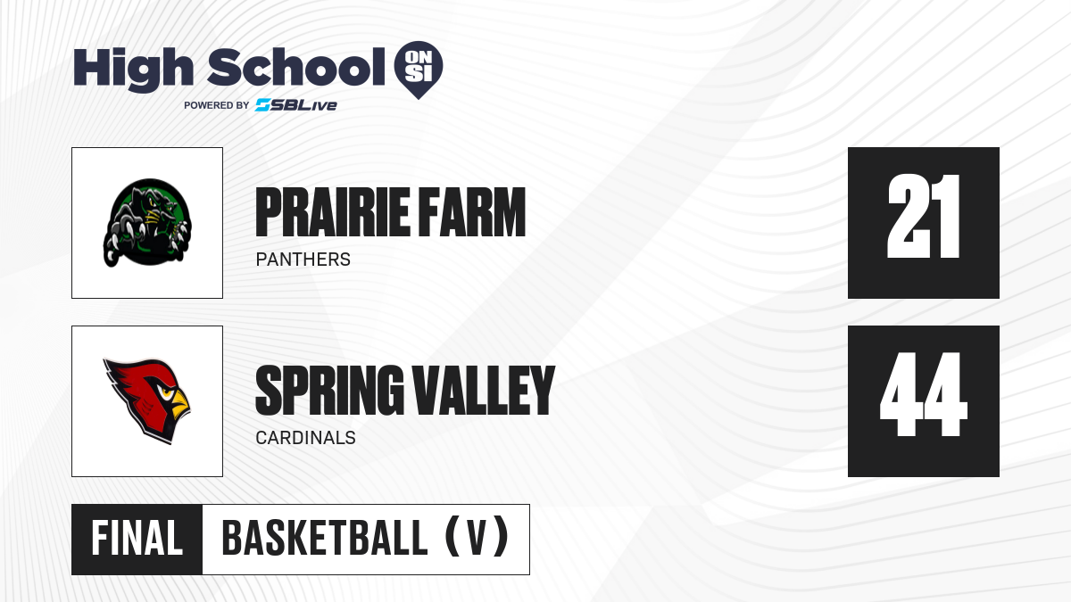 Preview - Prairie Farm vs Spring Valley Girls Basketball - Feb 25, 2025 ...