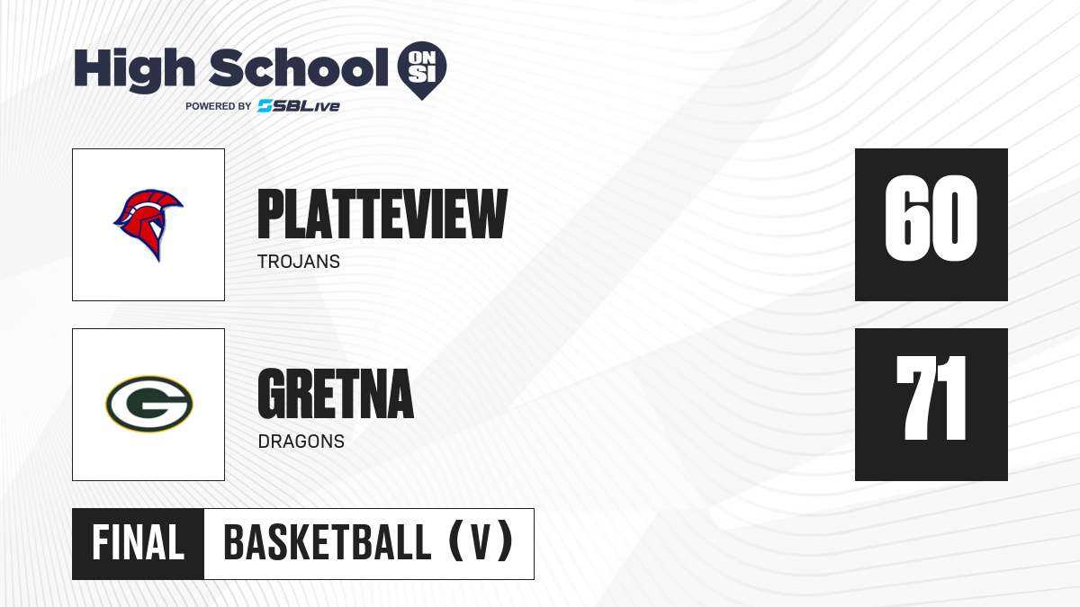 Platteview vs Gretna Boys Basketball - Feb 27, 2025 - High School On SI
