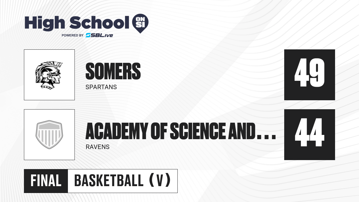Somers vs Academy of Science and Innovation Girls Basketball - Mar 5 ...