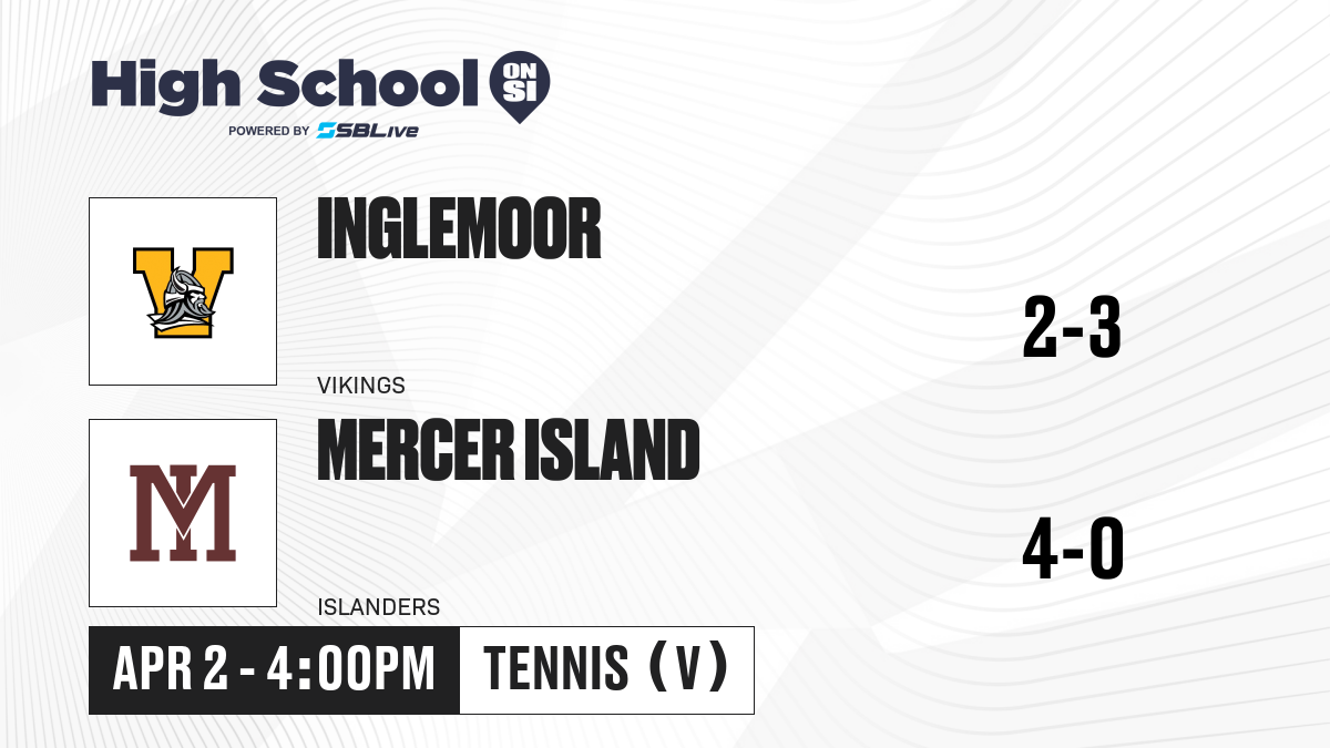 Inglemoor vs Mercer Island Girls Tennis - Apr 2, 2025 - High School On SI