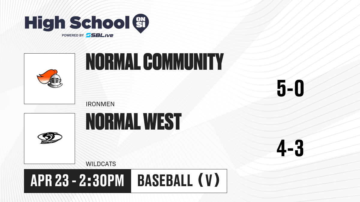 Normal Community vs Normal West Baseball - Apr 23, 2025 - High School On SI
