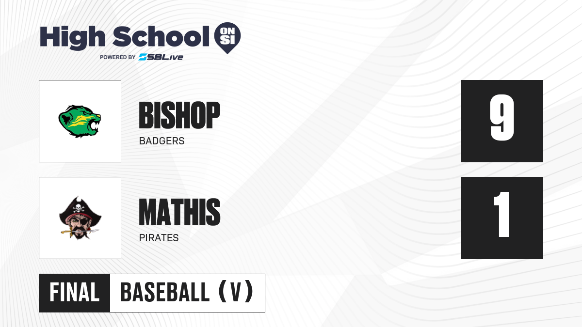 Bishop vs Mathis Baseball - May 1, 2025 - High School On SI