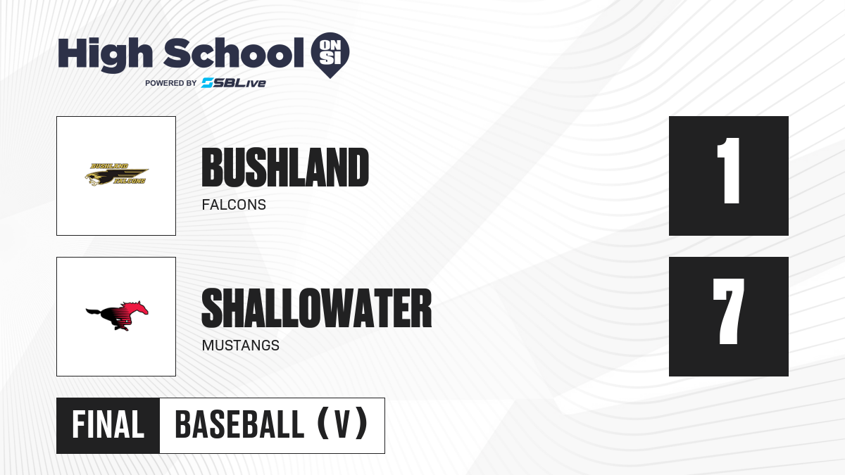 Bushland vs Shallowater Baseball - May 1, 2025 - High School On SI