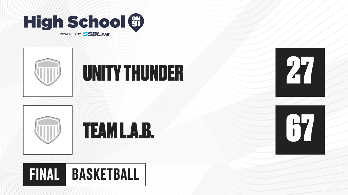 Team L.A.B. vs Unity Thunder Boys Basketball - Jun 23, 2018 - High ...