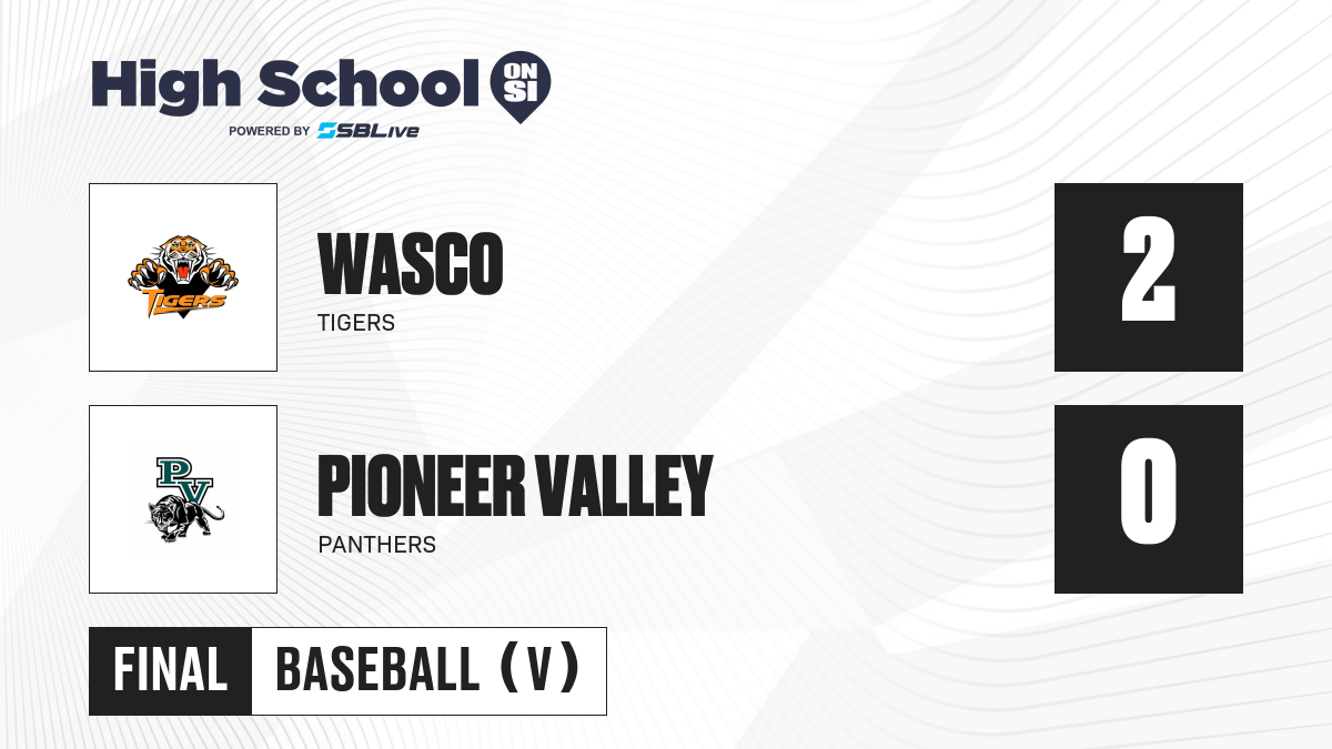Wasco vs Pioneer Valley Baseball - May 23, 2025 - High School On SI