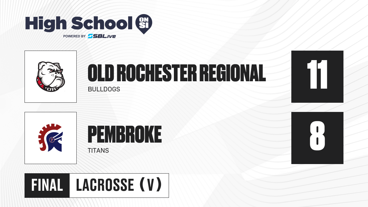 Old Rochester Regional vs Pembroke Boys Lacrosse - May 29, 2025 - High ...