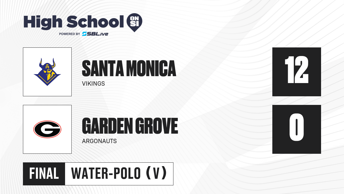 Santa Monica vs Garden Grove Girls Water Polo - Jan 10, 2026 - High ...