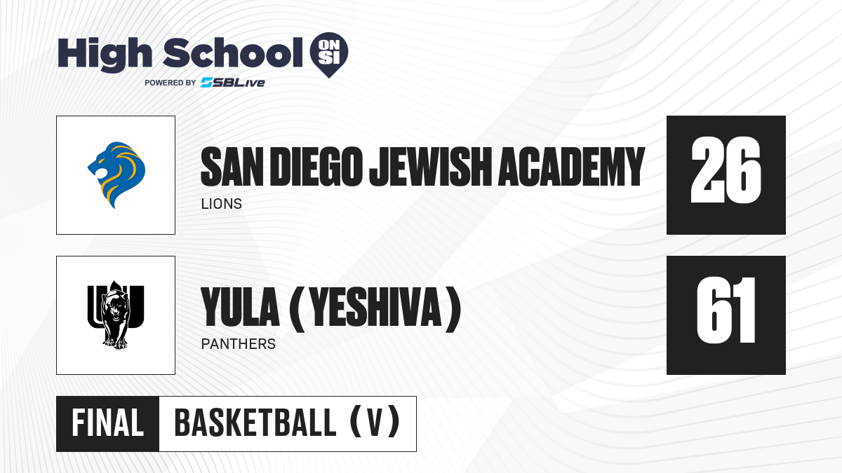 San Diego Jewish Academy vs YULA (Yeshiva) Boys Basketball - Dec 16 ...