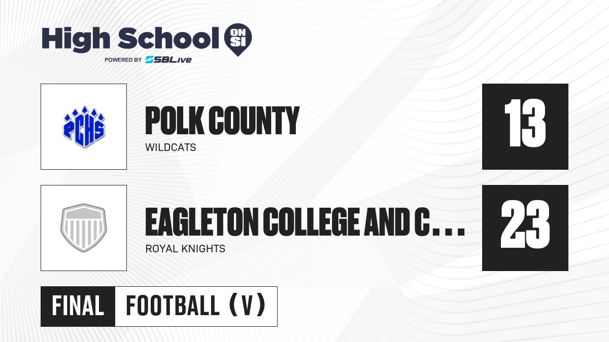 Polk County vs Eagleton College and Career Academy Football - Oct 17 ...