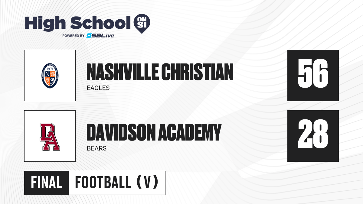 Nashville Christian vs Davidson Academy Football - Aug 22, 2025 - High ...