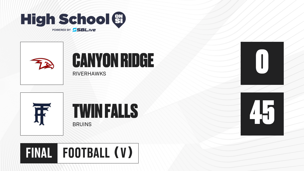 Canyon Ridge Vs Twin Falls Football Sep 19 2025 High School On SI Canyon Ridge Vs Twin Falls Football Sep 19 2025 High School On SI