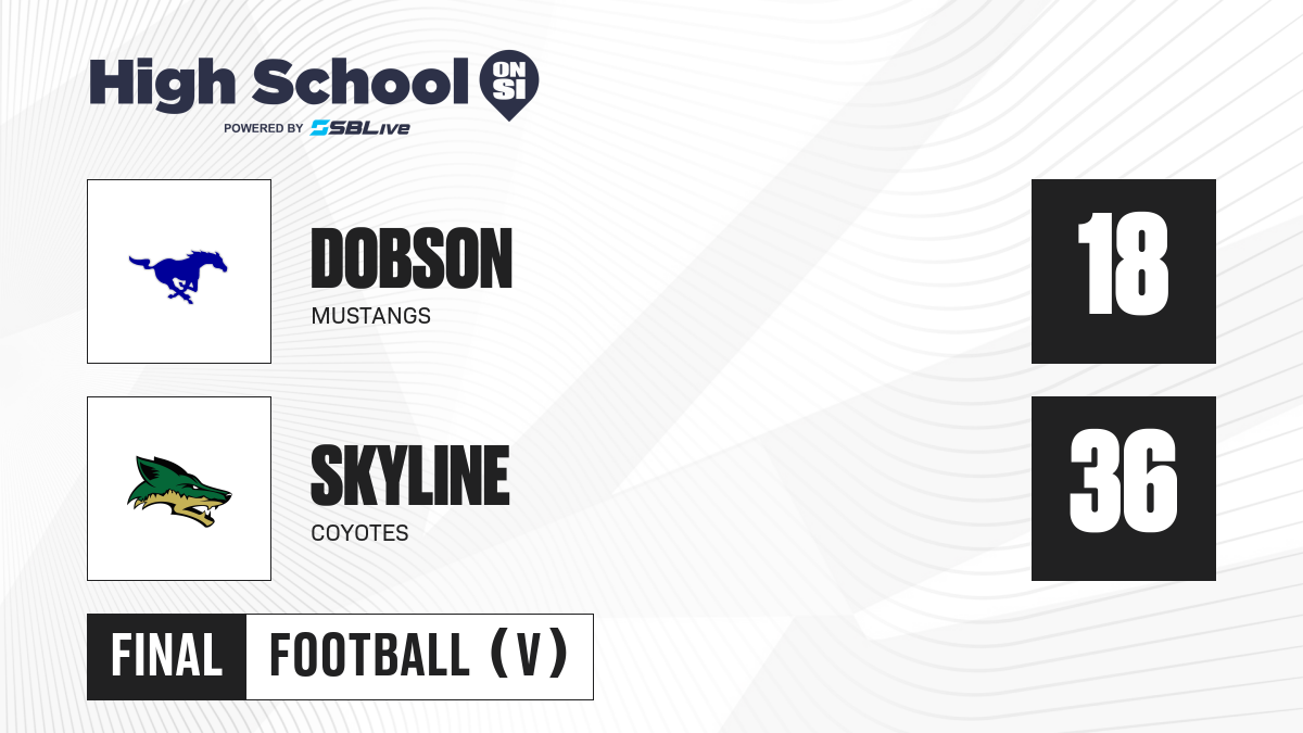 Dobson vs Skyline Football - Aug 29, 2025 - High School On SI