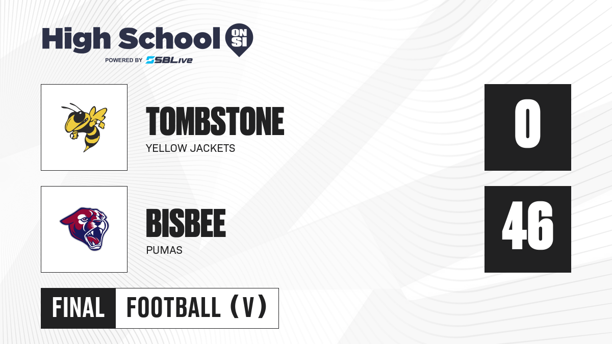 Tombstone vs Bisbee Football - Oct 10, 2025 - High School On SI