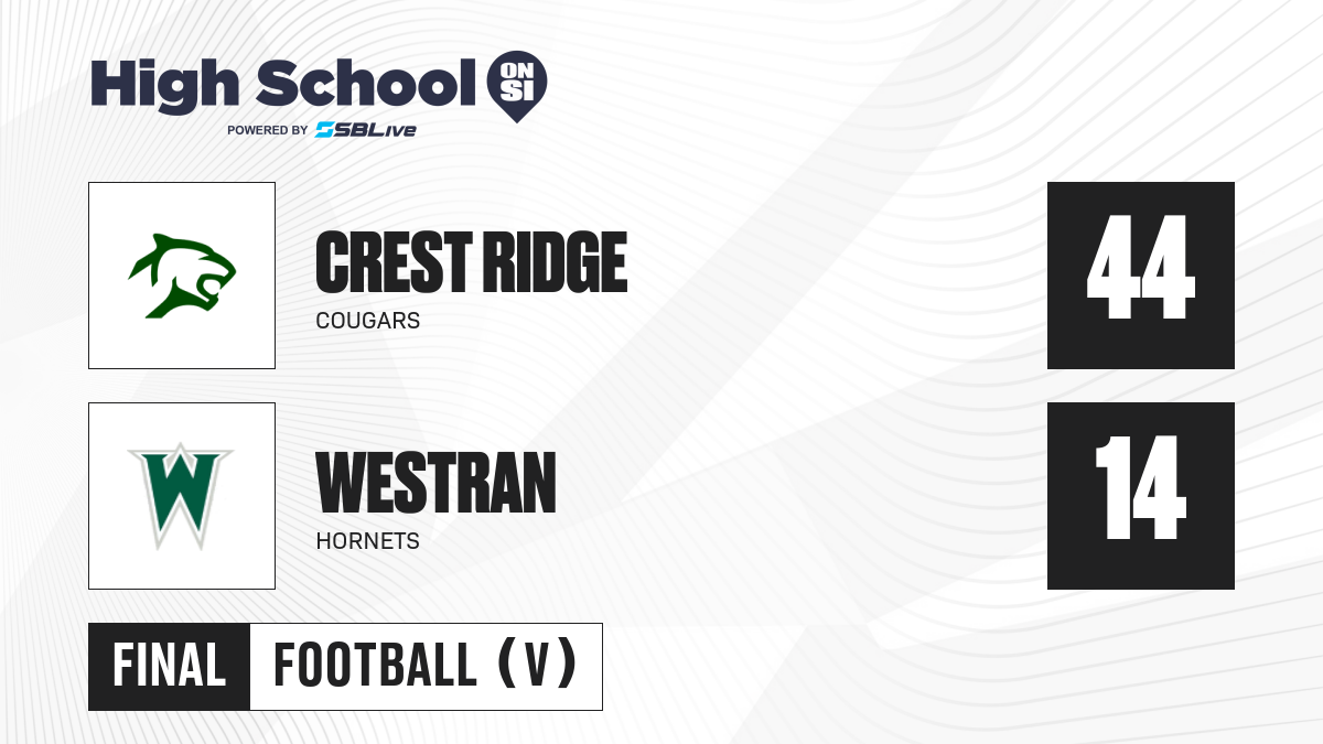 Crest Ridge vs Westran Football - Oct 10, 2025 - High School On SI