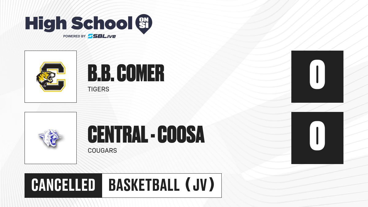 B.B. Comer vs Central - Coosa JV Boys Basketball - Nov 24, 2025 - High ...