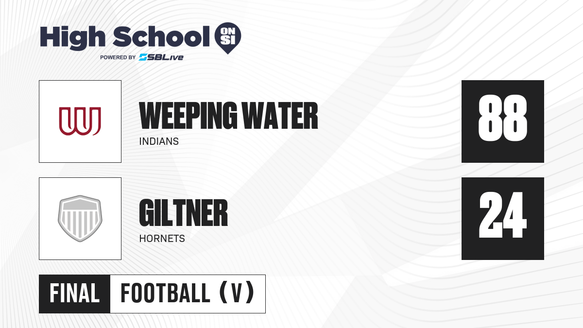 Weeping Water vs Giltner Football - Sep 5, 2025 - High School On SI