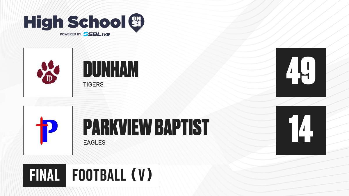 Preview - Dunham vs Parkview Baptist Football - Sep 5, 2025 - High ...