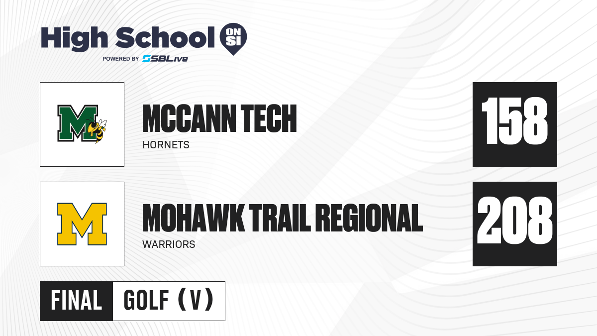 McCann Tech vs Mohawk Trail Regional Boys Golf - Sep 10, 2025 - High School On SI