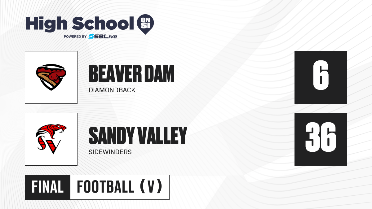 Beaver Dam vs Sandy Valley Football - Oct 30, 2025 - High School On SI