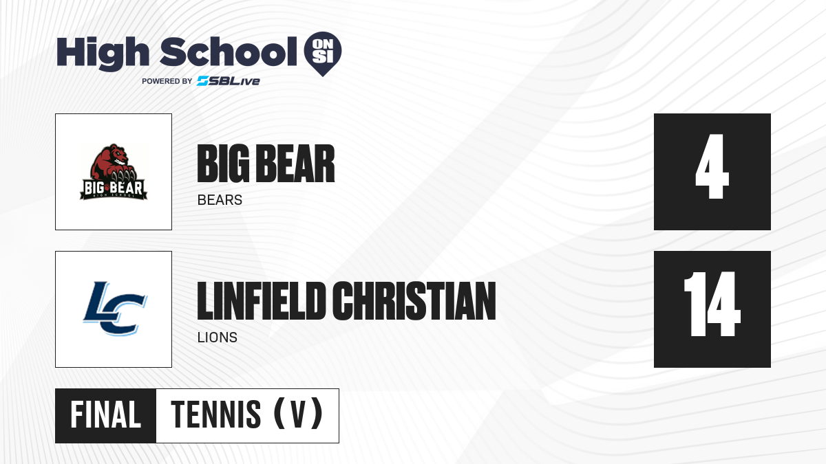 Big Bear vs Linfield Christian Girls Tennis - Oct 23, 2025 - High ...
