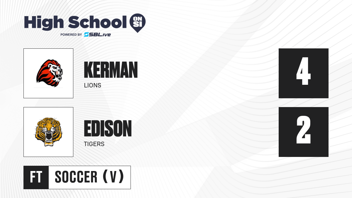 Kerman vs Edison Boys Soccer - Dec 29, 2025 - High School On SI