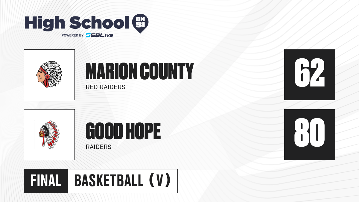 Preview - Marion County vs Good Hope Girls Basketball - Jan 2, 2026 ...